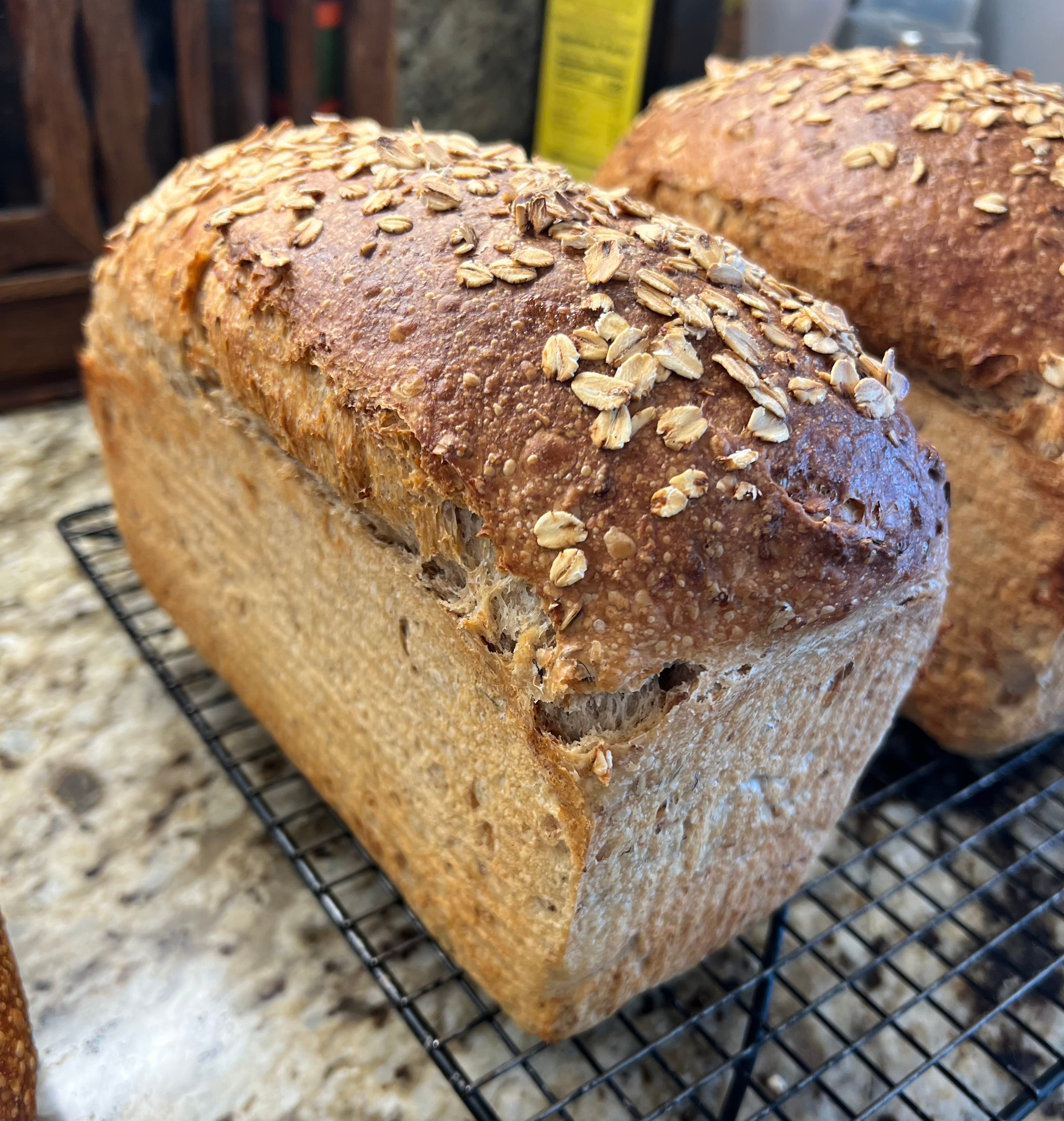 Rye / Oat Porridge Sandwich Loaf | Zurer Bread